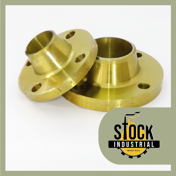 Brida WN ( con cuello para soldar ), Cedula 40, Acero al carbono A105,